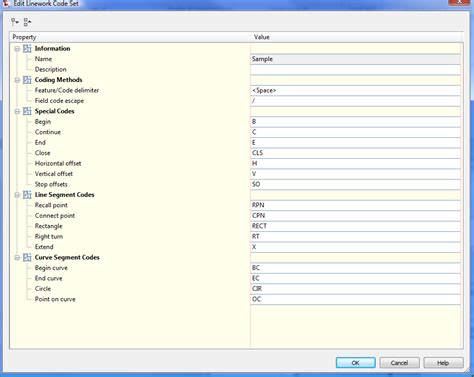 2010 Linework Codes Autodesk Community