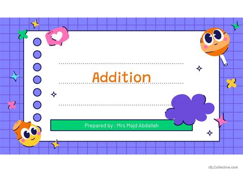 Addition Activities Icebreaker English Esl Powerpoints