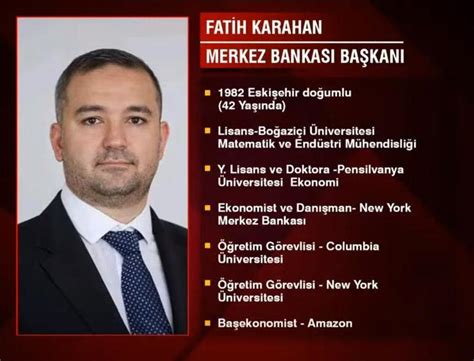 Atama kararı Resmi Gazete de Merkez Bankası nın yeni başkanı belli oldu