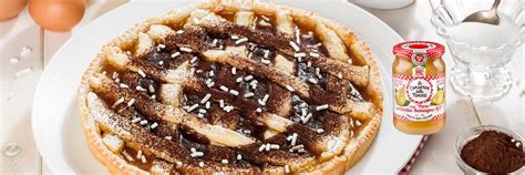 Crostata Con Confettura Di Pera E Cioccolato Non Solo Buono