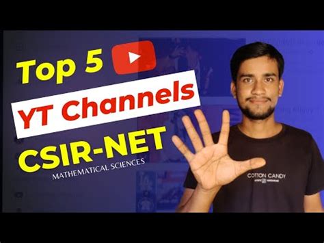 Top YouTube Channels For CSIR NET Mathematics YouTube