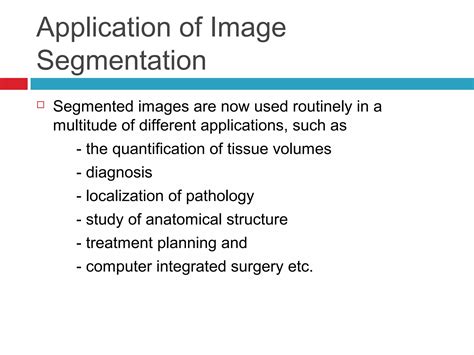 Presentation On Deformable Model For Medical Image Segmentation Ppt