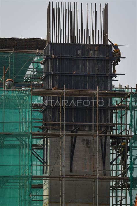 Tiga Proyek Perpanjangan LRT JAKARTA Ditawarkan Ke Investor ANTARA Foto