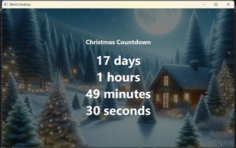 Cross Platform Christmas Countdown App In C Martin Zikmund