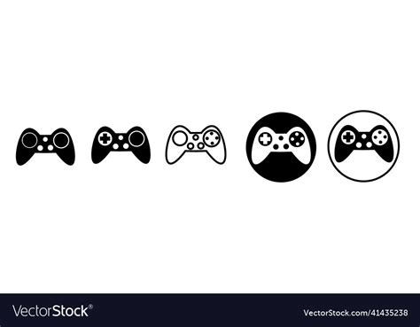 Joystick Videogame Controller Royalty Free Vector Image