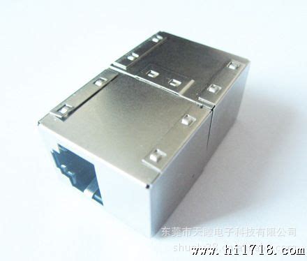 带屏蔽壳网络模块连接器8P8C图片 高清图 细节图 东莞市天睦电子科技有限公司 维库仪器仪表网