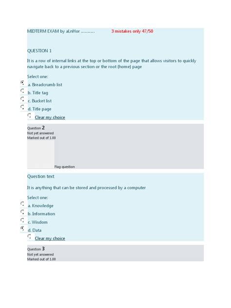 Current Trends Midterm Exam Pdf Search Engine Optimization Analytics