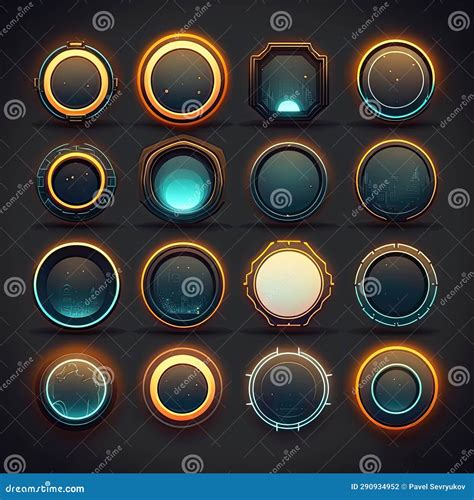 Backg Round Frame Game Ai Generated Stock Illustration Illustration