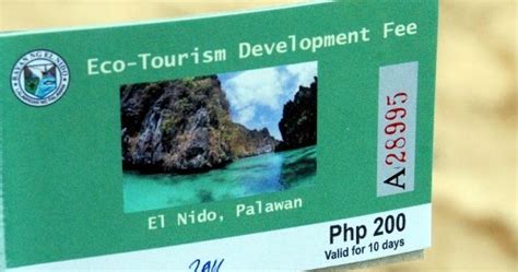El Nido Eco Tourism Development Fee 2023 El Nido Palawan Tour Package