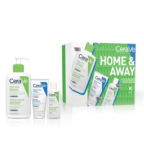Cerave Home And Away T Set Travel And Full Size Hydrating Essentials