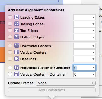Uiscrollview Cannot Add New Alignment Constraints Auto Layout Xcode 6