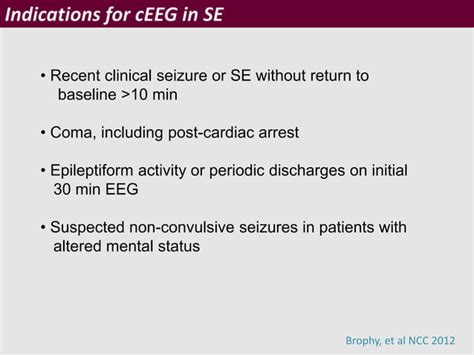New Guidelines For Status Epilepticus Ppt