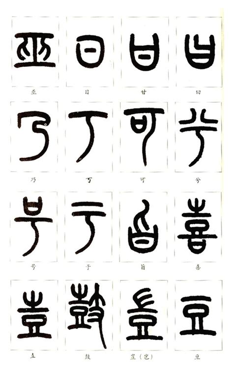 學篆範本王福庵篆書說文部首 壹讀