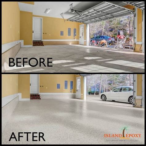 Before After Decorative Concrete Coatings Island Epoxy Artofit