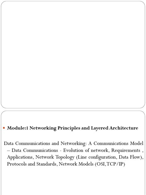Module 1 Complete Notes Updated Pdf Computer Network Network