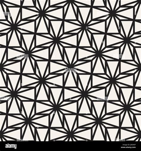 Vector Seamless Cross Tiling Pattern Modern Stylish Geometric Lattice