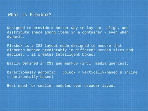 Css Flexbox Flexible Box Layout Ppt