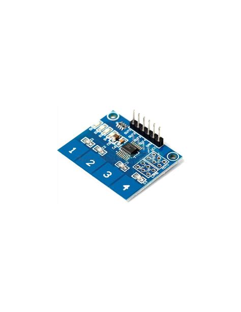 4 Way Capacitive Touch Switch Module With LED TTP224