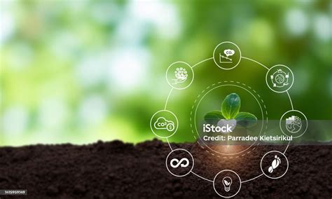 녹색 사업과 지속 가능한 개발 지구를 구하고 환경을 구하고 깨끗한 지구를 구하고 생태 개념을 구하십시오 세계 지구의 날 녹색 전망 배경에 보호 된 행성과 생태 기호 순환
