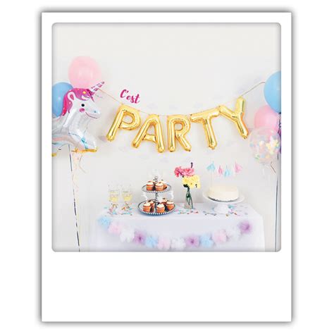 Polaroid Kort Its Your Birthday Lets Party