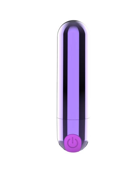Power Bullet Vibro Metak 10 Modova Vibracije 8 Cm Ljubičasti