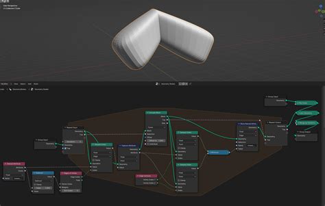 Modeling Extend Edge Crease With Extrusions In Geometry Nodes Blender Stack Exchange