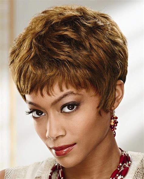 Short Wavy Layered Pixie Wig