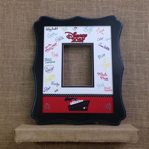 DISNEY Cruise AUTOGRAPH Book Idea Photo Mat Signature Matte Etsy