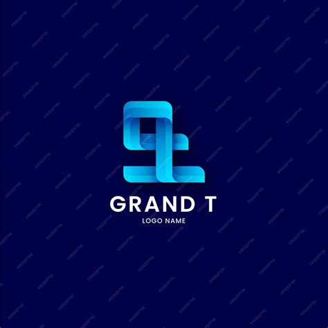 Free Vector Gradient Gt Monogram Logo Design