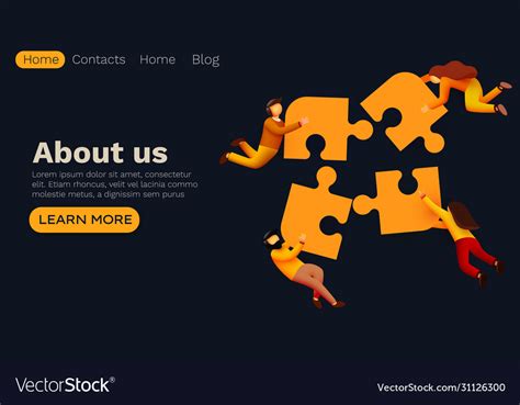 business solutions concept workflow flying people vector image