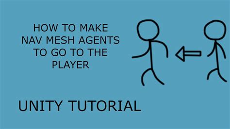 Nav Mesh Agent Follows The Player Unity Tutorials Ep4 Youtube