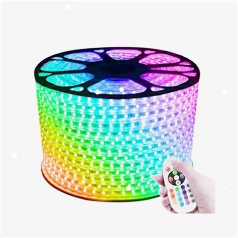 خرید و قیمت ریسه آر جی بی هفت رنگ دارای کنترل از راه دور از غرفه کالای