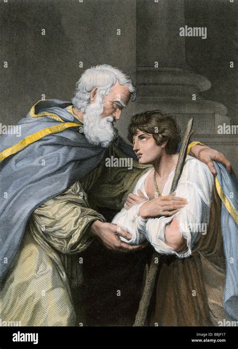 Prodigal Son Returns Home And Asks His Fathers Forgiveness A Parable In The Biblical Book Of