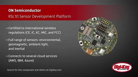 RSL10 SENSE GEVK Dev Platform ON Semi DigiKey
