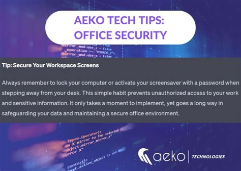 Aeko Technologies On Linkedin Cybersecurity Officesecurity Onlinesafety