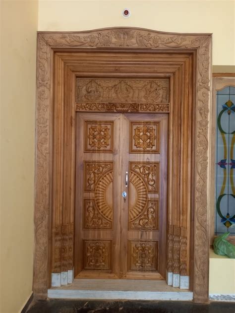 Ornate Teakwood Main Door