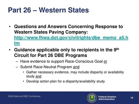 Ppt 49 Cfr Part 26 Dbe Overview Powerpoint Presentation Free