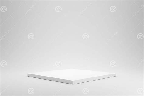 具有盒架概念的白色背景上的空台或底座显示 空白产品货架支架背景 3d渲染 库存例证 插画 包括有 博览会 赃物的 174940165