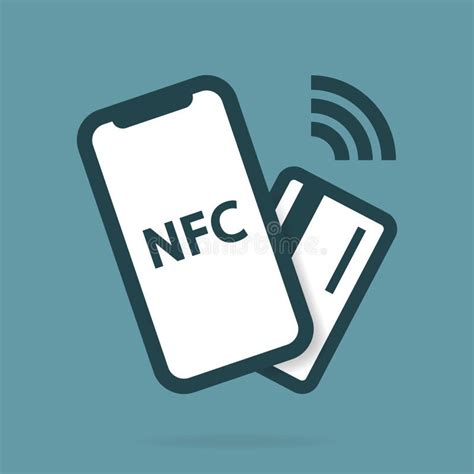 Smartphone With Touch Screen With Nfc Icon Nfc Sign Stock Vector Illustration Of Design Sign