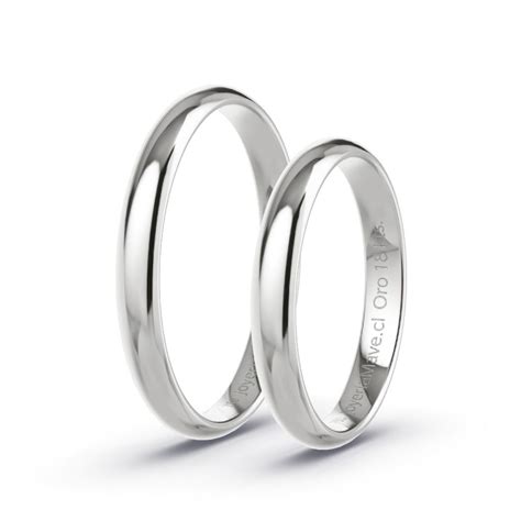 Anillos De Oro Blanco Mave