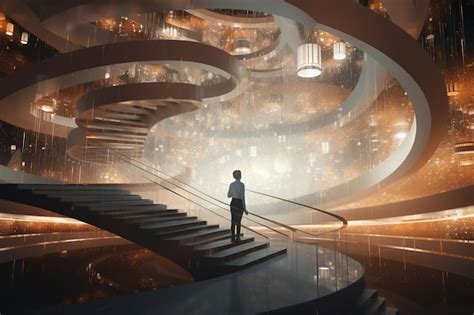 Premium Photo Abstract Visualization Of A Personal Assistant