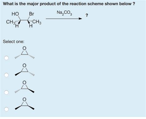 Solved What is the major product of the reaction scheme | Chegg.com