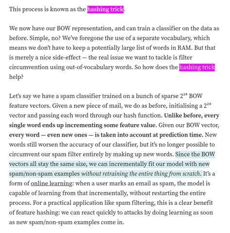 Relationship Between Hashing Trick And Online Learning R