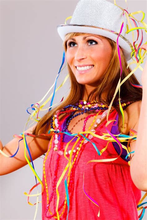 Party Girl Stock Image Image Of Colorful Anniversary 16524315