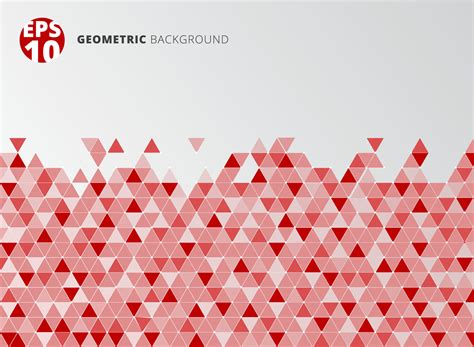 Abstract Red Geometric Triangle Structure Background And Texture With