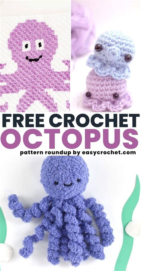 24 Top Crochet Octopus Patterns All Free Patterns Easy Crochet Patterns