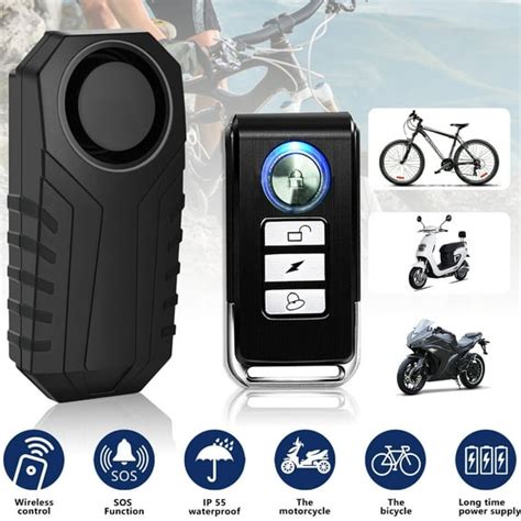 Fosmon Wireless Bike Alarm With Remote For E Bike Bicycle Electric