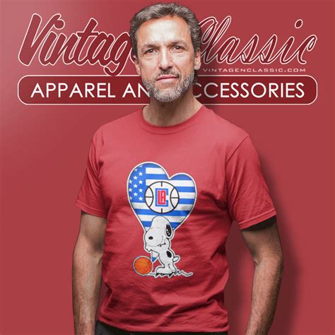 La Clippers Nba Basketball The Peanuts Movie Adorable Snoopy Shirt