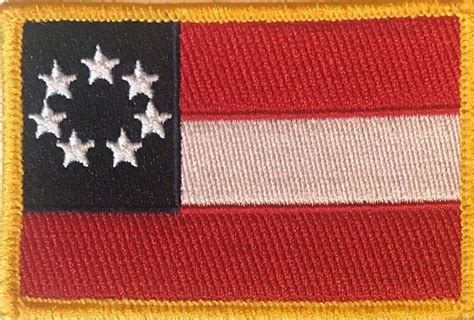 First National Confederate Patch 1st Rebel Dixie Civil War Vest