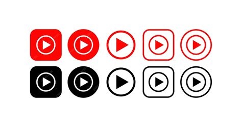 Premium Vector Youtube Music Logo Icons Editorial Youtube Music